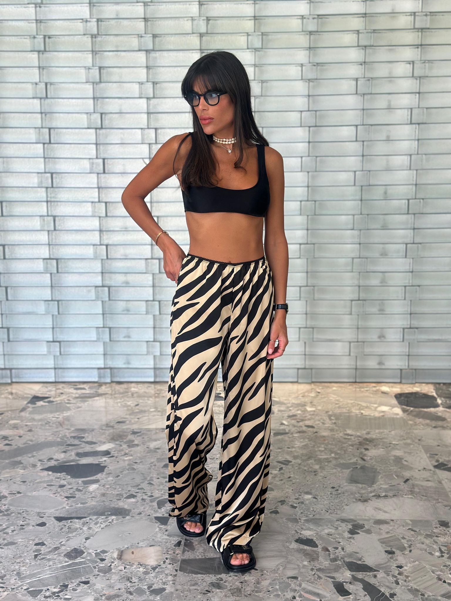 מכנס מקושקש - Alin Collection אלין קולקשיין